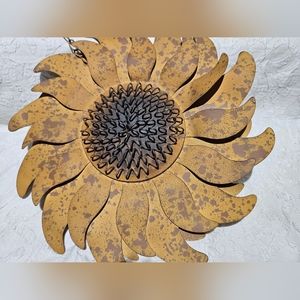 Wall Decor | Distressed Doublesided Sunflower Sign | Poshmark